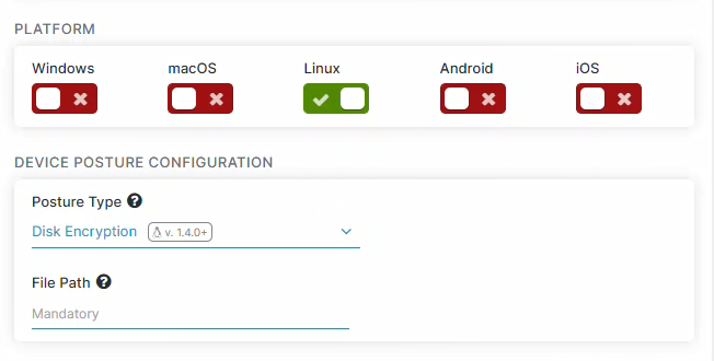 Configuring Device Posture Profiles | Zscaler